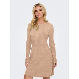 Only Strickkleid »ONLFIA LS CABLE DRESS KNT« tailliert und mit dezentem Zopfstrickmuster im Oberteil Toasted Coconut Detail:W. Melange XS - N-Gr...