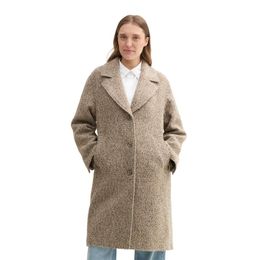 Tom Tailor Kurzmantel mit Wollanteil cosy beige melange structure XXL (44) XXL (44) Mantel für Damen von Tom Tailor