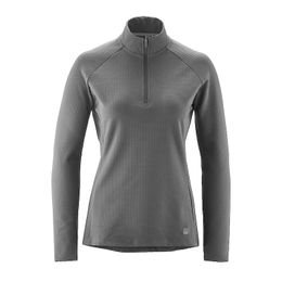 Gonso Radtrikot &raquo;Essential Jersey Longsleeve Therm W&laquo; Damen Radtrikot half-zip, langarm Trikot, Semi Fit schwarz 34 34 Legere Passform