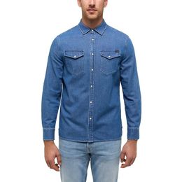 Mustang Jeanshemd &raquo;Style Duver&laquo; Medium Bleach XL - N-Gr N-Gr XL Jeanshemd von Mustang
