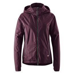 Gonso Fahrradjacke »Save Jacket Therm W« Damen Regenjacke wind- und wasserdicht, Radjacke mit Kapuze dunkelrot 38 38 Weite Passform