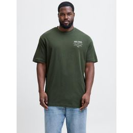 Jack & Jones PlusSize JACK & JONES PLUSSIZE T-Shirt »JJEURBAN EDGE STUDIO TEE SS SN PLS« mit Logobranding Duffel Bag Detail:2 4XL 4XL Herren-T-Shirt von Jack & Jones