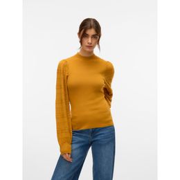 Véro Moda VERO MODA Strickpullover »VMNEWLIMONE LS HIGHNECK PULLOVER BOO« Harvest Gold XL XL Pullover von Vero Moda