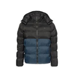 Calvin Klein Jeans Steppjacke »LS NYLON COLOR BOCK PUFFER JKT« mit Kapuze Mit Rundhalsausschnitt, regular fit Black XXL XXL Steppjacke von Calvin...