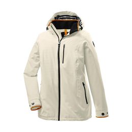 STOY Outdoorjacke »Thiant WMN JCKT A« Damenjacke: wind- u wasserdicht naturweiß 48 48 abzippbare, weiten- und längenregulierbare Kapuze