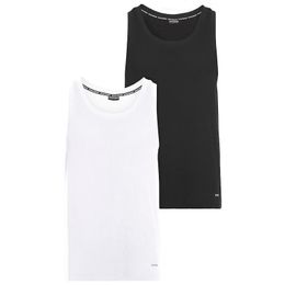 Bruno Banani Muscleshirt 2-er Pack, in Rippenqualität schwarz weiss L L Muscleshirt im 2-er Pack - ideal für sportliche Aktivitäten