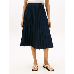 Tommy Hilfiger Plisseerock »FLUID PLEATED PULL ON MIDI SKIRT« mit rundum Falten Dark Night Navy 34 34 Plisseerock von Tommy Hilfiger