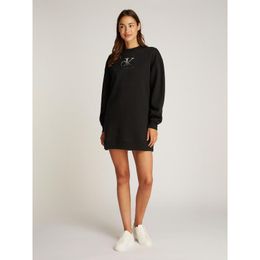 Calvin Klein Jeans Sweatkleid »EMBROIDERED MONOLOGO CREW DRESS« mit Logostickerei Ck Black M (38) - N-Gr N-Gr M (38) Kleid von Calvin Klein Jeans...