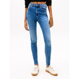 Tommy Jeans Skinny-fit-Jeans »Sylvia High Rise Skinny« in Knöchellänge, in blauer Waschung Denim Medium 30 - Länge 30 Länge 30 30 Figurbetonende...