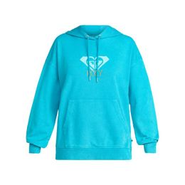 Roxy Kapuzensweatshirt »Life Warm Blue Hug« Barrier Reef XL XL Stoff: Baumwoll-Polyester-Mischgewebe [280...