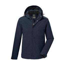Killtec Outdoorjacke »KOW 148 MN JCKT« Wind- und wasserdichte Herrenjacke, atmungsaktiv, abnehmbare Kapuze navy M M Funktionsjacke mit...