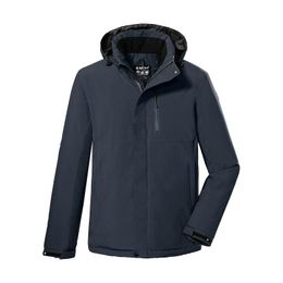 Killtec Outdoorjacke »KOW 68 MN JCKT« Wasserdichte, atmungsaktive Herrenjacke mit einrollbarer Kapuze navy M M Funktionsjacke mit einrollbarer Kapuze