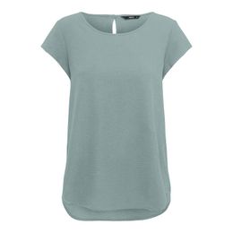 Only Blusenshirt &raquo;ONLNOVA LIFE VIS S/S TOP SOLID&laquo; Abyss 36 36 Shirtbluse von Only