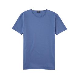 OLYMP T-Shirt &raquo;Casual&laquo; mit Rollkante am Ausschnitt rauchblau S S Rundhalsshirt von OLYMP