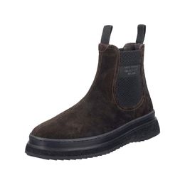 Gant Stiefelette »Stiefelette Veloursleder/Textil« Espresso 46 46 Verschluss: Schlupfschuh