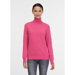 Ragwear Rollkragenpullover »UNNITY« FUCHSIA S (36) S (36) Vegan, von PETA verifizierter Basic Pullover von Ragwear
