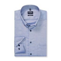 OLYMP Damen OLYMP Langarmhemd &raquo;Luxor modern fit&laquo; modern fit, Businesshemd, Button-down-Kragen blau 42, N-Gr