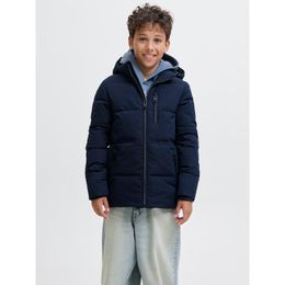 Jack & Jones Jack & Jones Junior Herren Steppjacke &raquo;JJEOWEN PUFFER SN JNR&laquo; blau 128