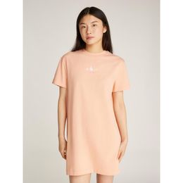 Calvin Klein Jeans Shirtkleid »GRADIENT MONOLOGO TEE DRESS« mit Logodruck Dusty Coral XL (42) - N-Gr N-Gr XL (42) Shirtkleid von CALVIN KLEIN