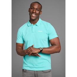Bruno Banani Herren Poloshirt Poloshirt in schmaler Passform blau L (52/54)