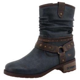 Mustang Shoes Winterboots »Fabienne« Stiefelette, Westernboots mit Warmfutter navy 40 40 Klassische Stiefelette, perfekt für die kalten Tage!