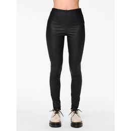 Pieces Lederimitathose »PCSKIN PARO HW COATED LEGGINGS/NOOS BC« Black L (40) - N-Gr N-Gr L (40) Knöchellange, bequeme Leggings von Pieces