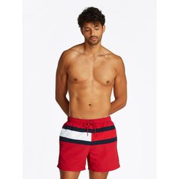 Tommy Hilfiger Swimwear Badeshorts »MEDIUM DRAWSTRING« mit großem Logo Medium Red L (52) - N-Gr N-Gr L (52) Badeshorts von TOMMY HELFIGER