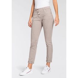 Please Jeans Röhrenhose Mit besonderer Knöpfung chinchilla beige XS (34) - N-Gr N-Gr XS (34) Röhrenjeans von Please Jeans