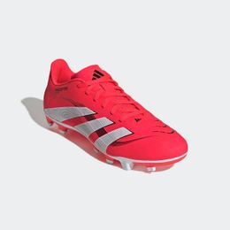 Fußballschuh adidas Performance "PREDATOR CLUB FG/MG", Gr. 43, rot (lucid rot, cloud weiß, core schwarz), Synthetik, Schuhe, für Rasenplätze