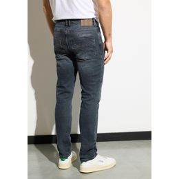 Slim-fit-Jeans Street One MEN, Herren, Gr. 30, L&auml;nge 32, dull dunkelblau heavy wash, Jeans, 99% Baumwolle, 1% Elasthan, unifarben, lang, Jeans Slim-fit-Jeans, 5-Pocket-Style