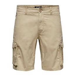 Only & Sons Only & Sons Cargo Pants 'Mike' male Beige size XXL