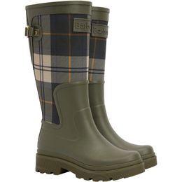 Barbour Gummistiefel Dena Olive/Ancient Tartan (Größe: 3)