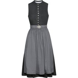 Hammerschmid Midi Dirndl Attersee Anthrazit/Grau (Gr&ouml;&szlig;e: 36)