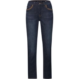 Raffaello Rossi Slim Jeans Suzy Pip Blau/Braun (Gr&ouml;&szlig;e: 42)