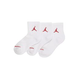 Jordan Socken Jungen Gr&ouml;&szlig;e 27/35 rot / wei&szlig;