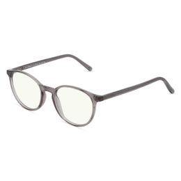 Blaulichtfilterbrille Fielmann JIL 005 BL | Unisex | Fassung: Panto Grau Transparent