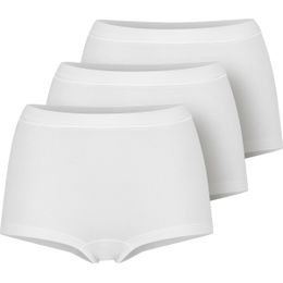 wäschepur Damen Panty mit Komfortbund weiß, Größe 36/38