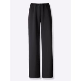 WITT Damen Jerseyhose in weiter Form, schwarz, Gr&ouml;&szlig;e 40
