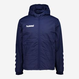 Hummel Schwarzblaue Outdoorjacke mit Kapuze