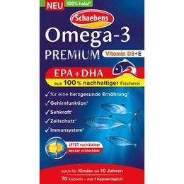 Schaebens Omega-3 Premium Fisch&ouml;l Kapseln 70 St