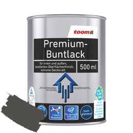 toom Premium-Buntlack silberfarben gl&auml;nzend 500 ml