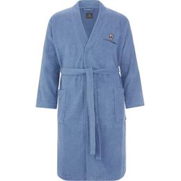 Jan Vanderstorm Long Bathrobe ' Janning ' male Blue size 4XL