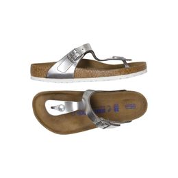 Birkenstock Sandalen Damen Gr&ouml;&szlig;e 38 Second Hand silber