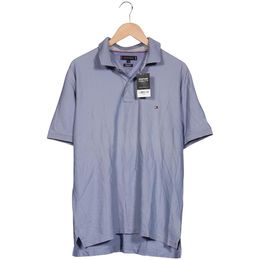 Tommy Hilfiger Poloshirt Herren Größe XXL Second Hand hellblau