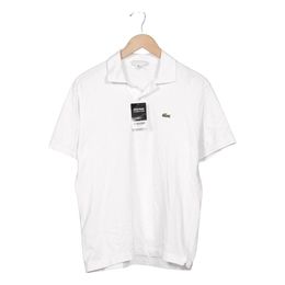 Lacoste Poloshirt Herren Gr&ouml;&szlig;e L/XL Second Hand wei&szlig;
