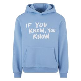 Mister Tee Sweatshirt 'If You Know' Herren Gr&ouml;&szlig;e XL hellblau / wei&szlig;