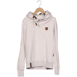 Naketano Kapuzenpullover Damen Größe S Second Hand beige