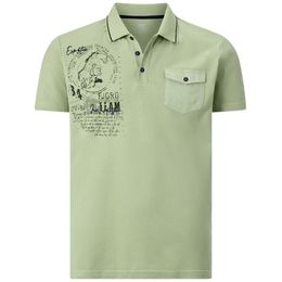 Jan Vanderstorm Poloshirt ' Fjodor ' Herren Größe 7XL grün