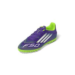 adidas Performance Fu&szlig;ballschuh 'F50 CLUB' Herren Gr&ouml;&szlig;e 48.5/49 neongr&uuml;n / dunkellila / wei&szlig;