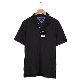 Tommy Hilfiger Poloshirt Herren Größe XL Second Hand grau